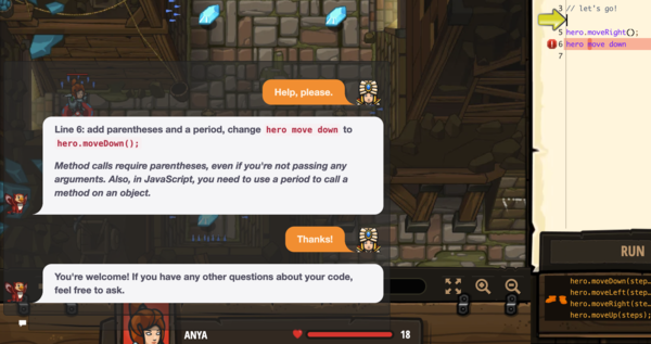 CodeCombat - Coding games to learn Python and JavaScript